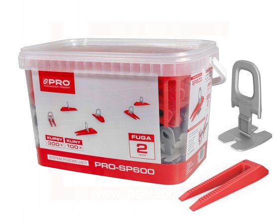 PRO Tegel Leveling Clips Systeem 400 Stuks - 2mm | bol