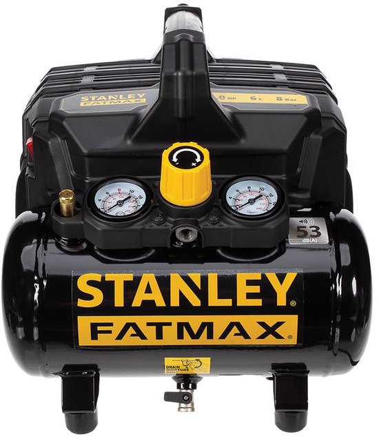 Stanley Compressor DST 101/8/6 FMXCM00 - Luchtcompressor Olievrij - Max ...