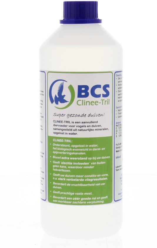 Clinee-Tril 500ml - supplement voor duiven | bol
