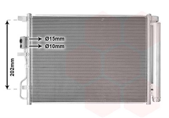 Van Wezel - LUCHTCONDENSATOR VOOR HYUNDAI TUCSON 2015-2020 97606D7000 | bol