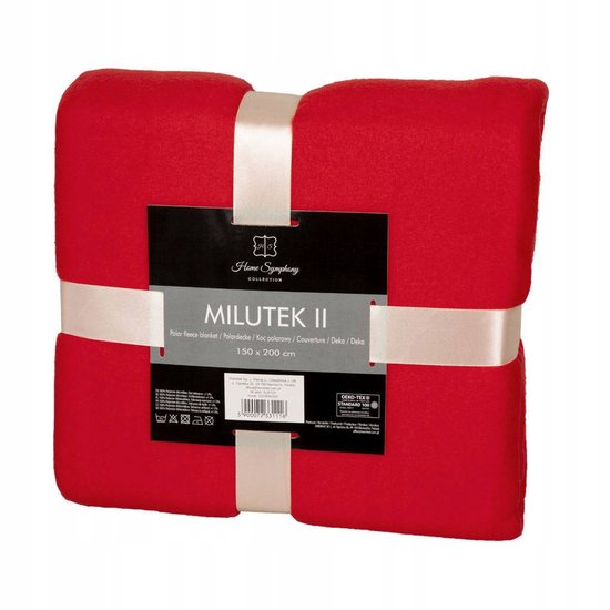 Zachte Rode Fleece Deken 150x200 cm - Comfort & Stijl | bol