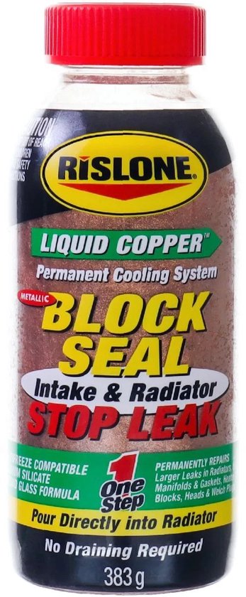 Rislone Block Seal - Intake & Radiator Stop Leak - Vloeibaar koper ...