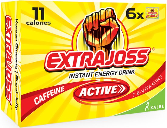 Extra Joss Mix Pack - 3 smaken (Active, Mango & Grape) - Instant Energy ...