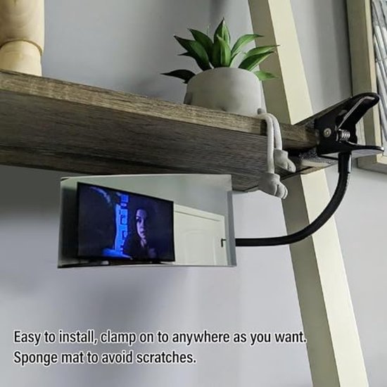 Mumusuki Adjustable Clamp on Security Mirror, Portable Mirror for ...