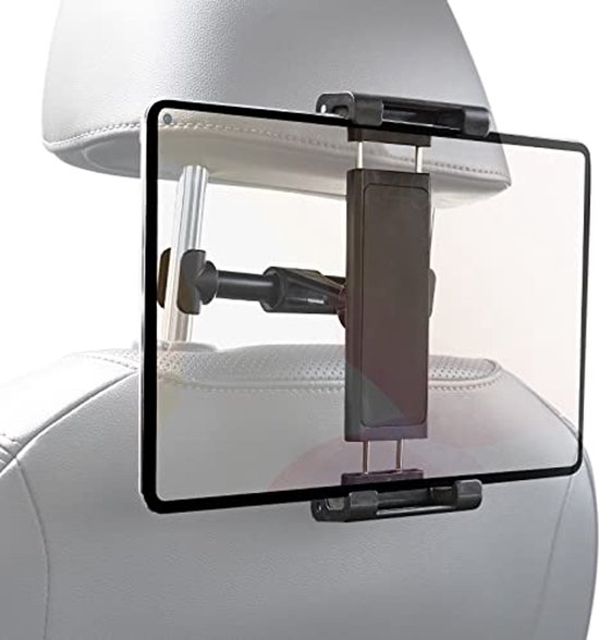Tablethouder auto hoofdsteun 360° draaibaar voor tablets en telefoons 4 ...