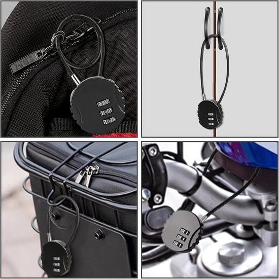2 Pack Combinatieslot 3-Cijferig Buiten - Waterdicht Hangslot - Locker ...
