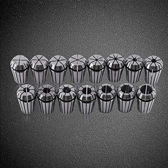 ER20 Collet Set, 15pcs Spring Collet Set Chuck Collet for CNC Engraving ...