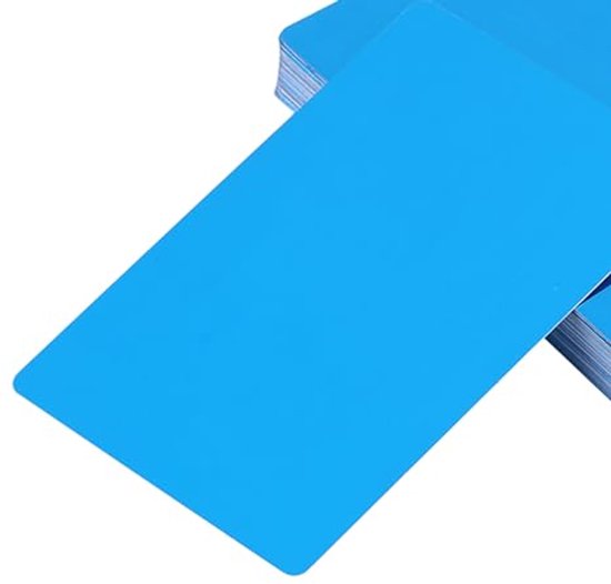 50pcs Metal Business Cards Name Cards Aluminum Card Engraving Card for ...