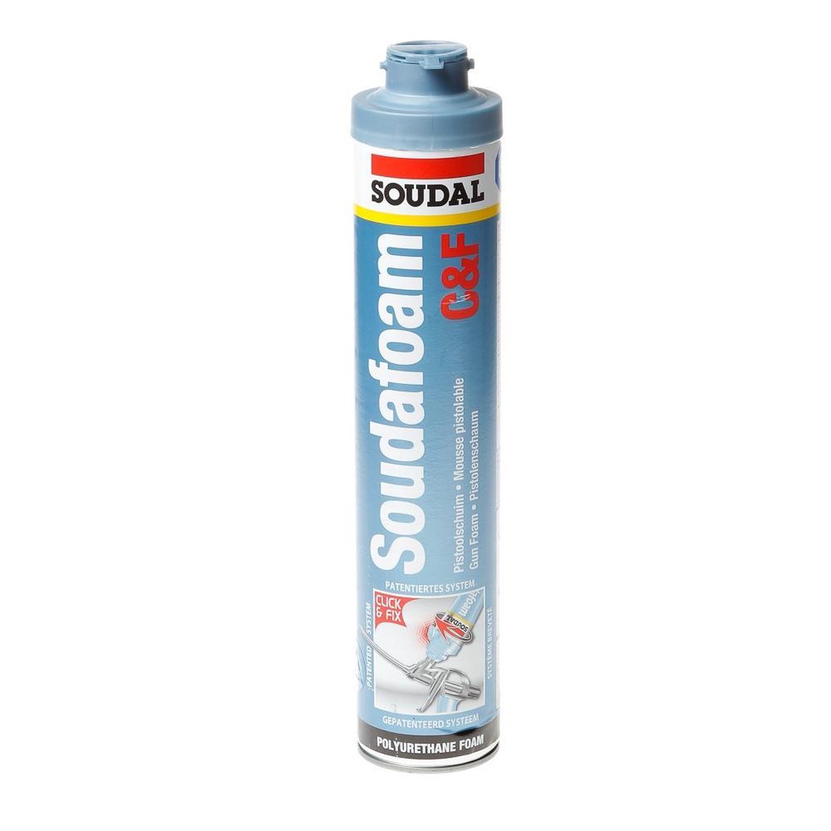 Soudal Foam pur Click & Fix 750ml (Set van 12 bussen) | bol.com