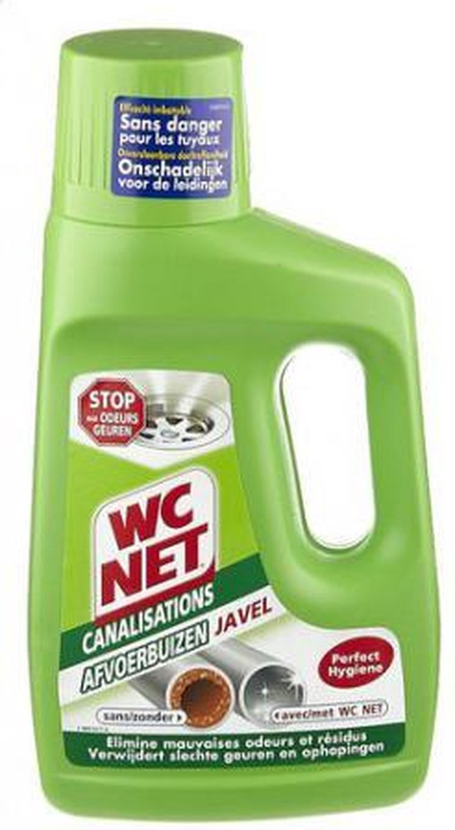 WC NET Javel Onderhoud afvoerbuizen - 1 liter | bol.com