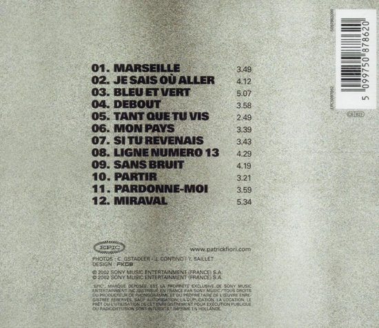 Patrick Fiori, Patrick Fiori | CD (album) | Muziek | bol.com