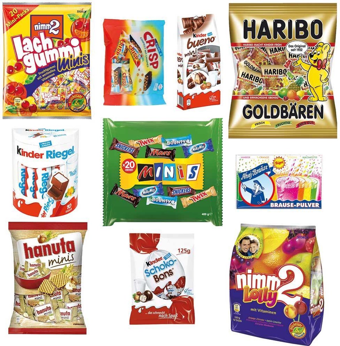 Haribo Assortidoos met 10 verschillende soorten snoep - 1,8 kg | bol.com