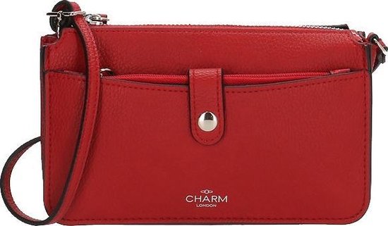 Charm London Stratford crossbody tas red | bol.com