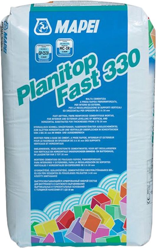 Mapei Planitop Fast 330 25 kg uitvlakmortel 3-30mm sneldrogend D | bol