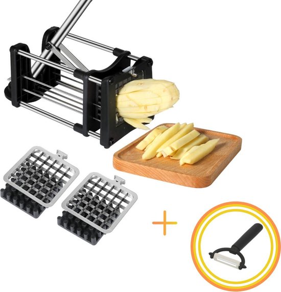 Dishery Frietsnijder met 2 Mes Ramen - Inclusief Gratis ...