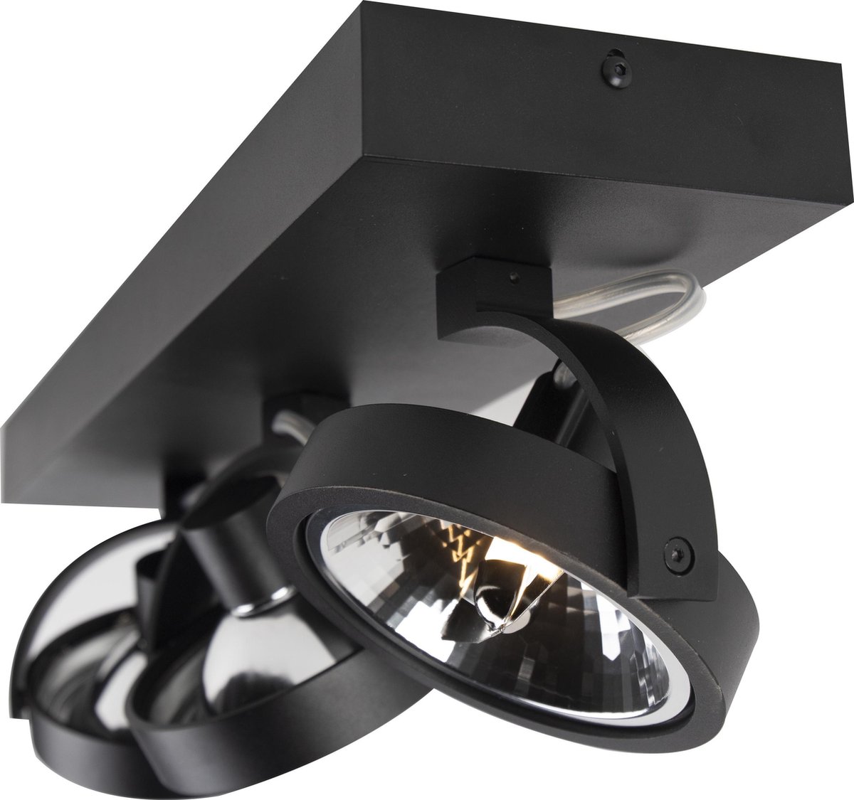 QAZQA go - Moderne LED Plafondspot | Spotje | Opbouwspot - 3 lichts - L ...