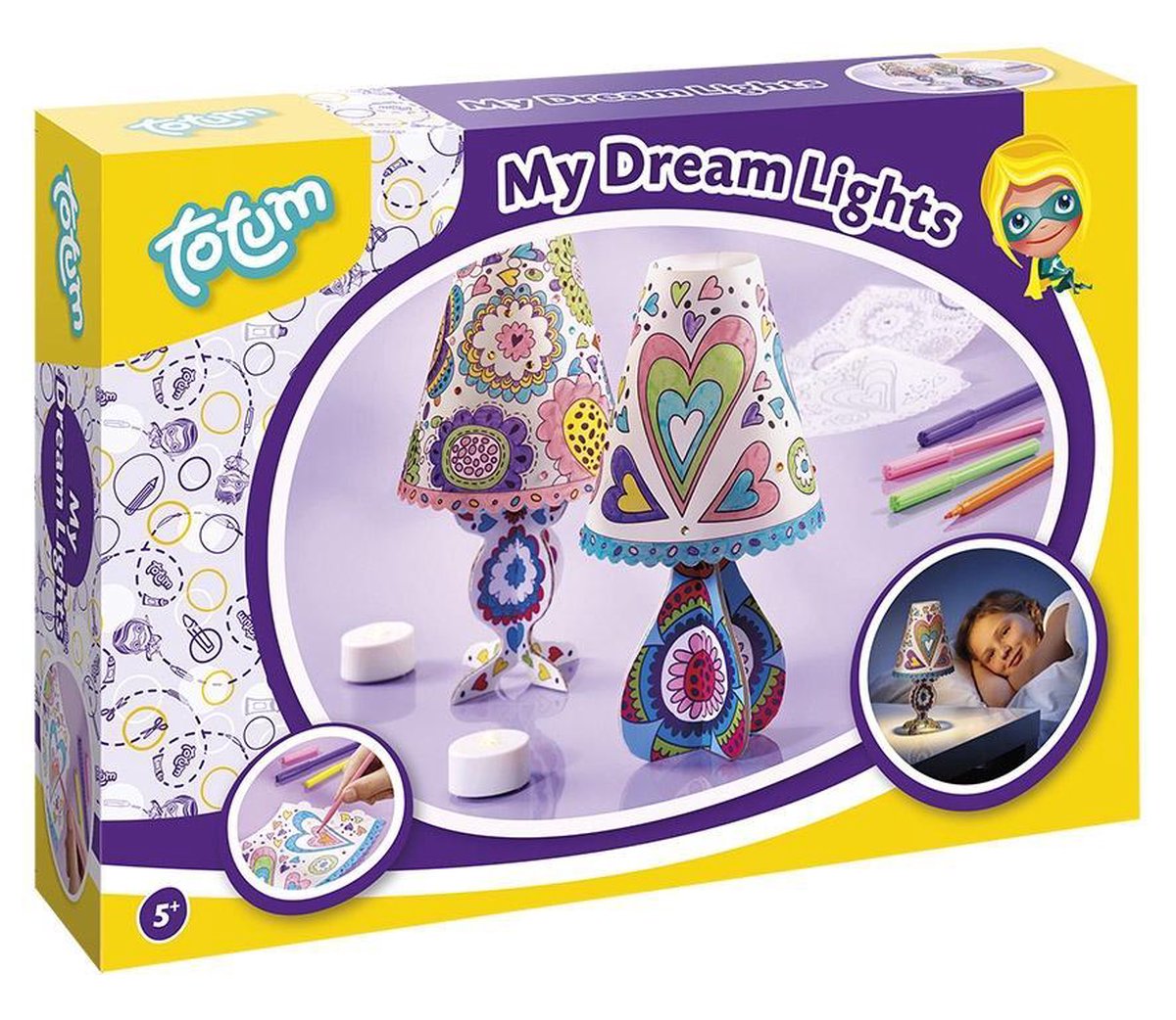 Totum My Dream Light - beschilder je eigen nachtlampjes | bol.com