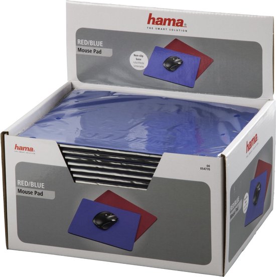 Hama Red/Blue Mouse Pad, display 20 stuks | bol.com