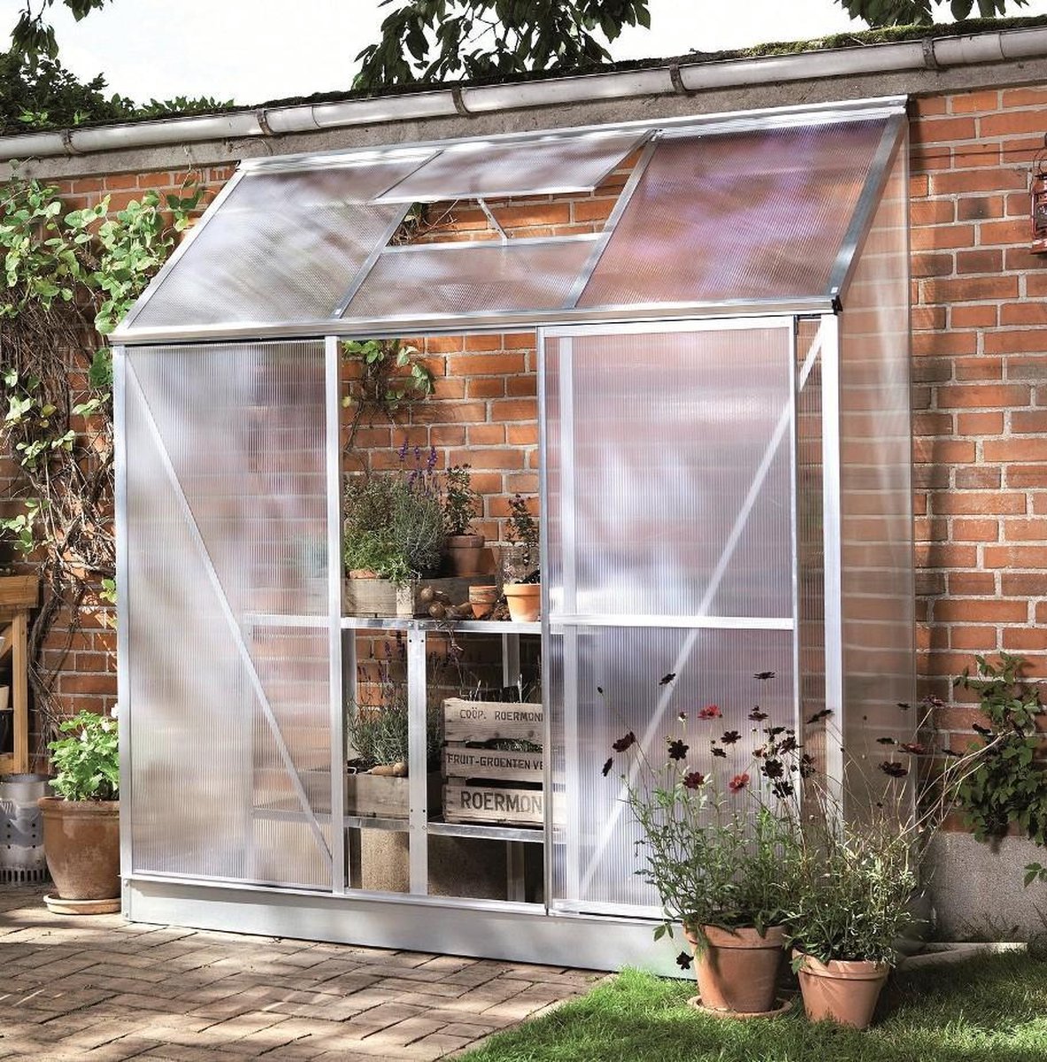 Royal Well Tuinkas muurkas Mini 3, polycarbonaat 4mm/1 | bol.com