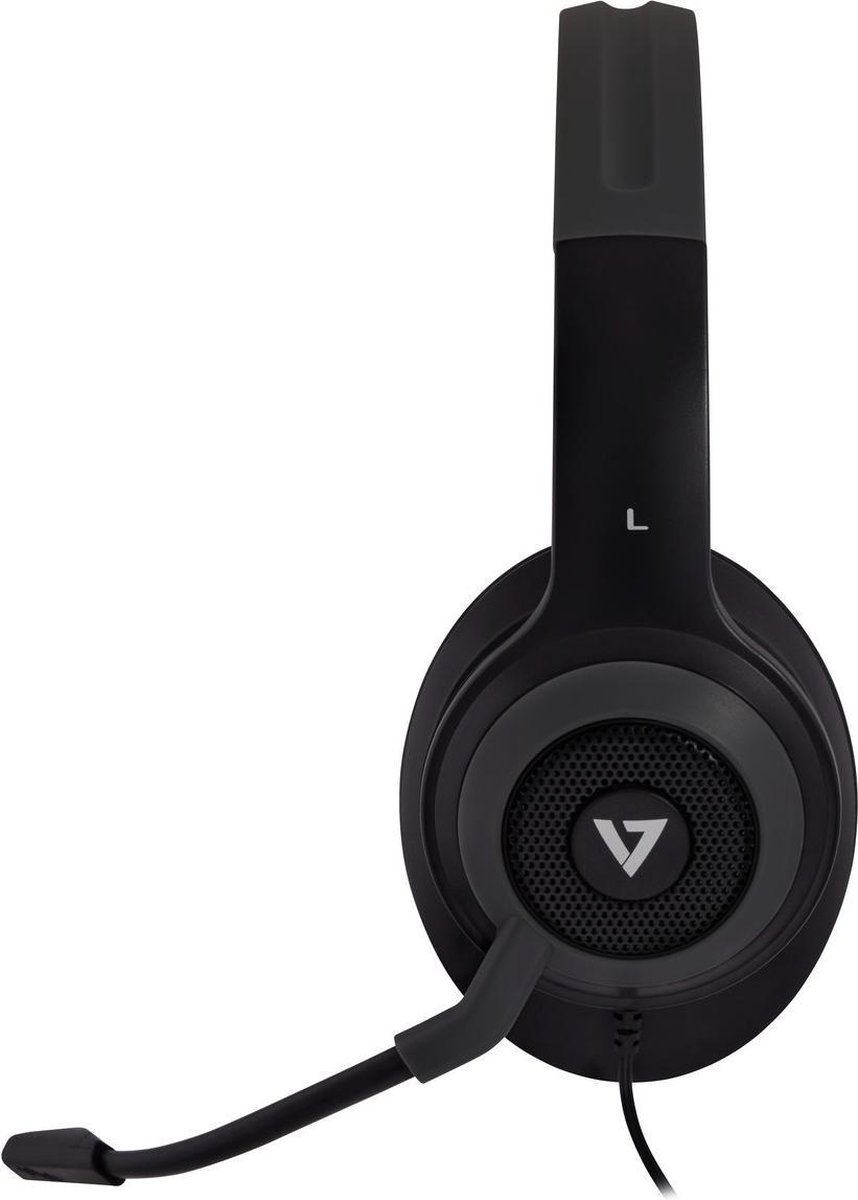Headphones with Microphone V7 HC701 Black | bol