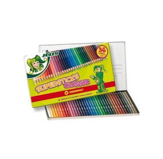 Jolly Supersticks Classic kleurpotloden 36 stuks | bol.com Jolly Supersticks Classic kleurpotloden 36 stuks | bol.com