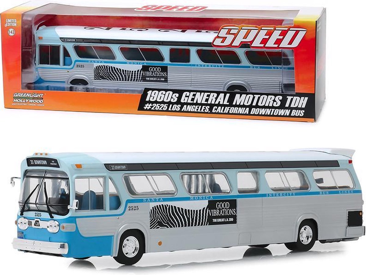 Speed - 2525 L.A. California Downtown Bus - Greenlight - 1:43. | bol.com