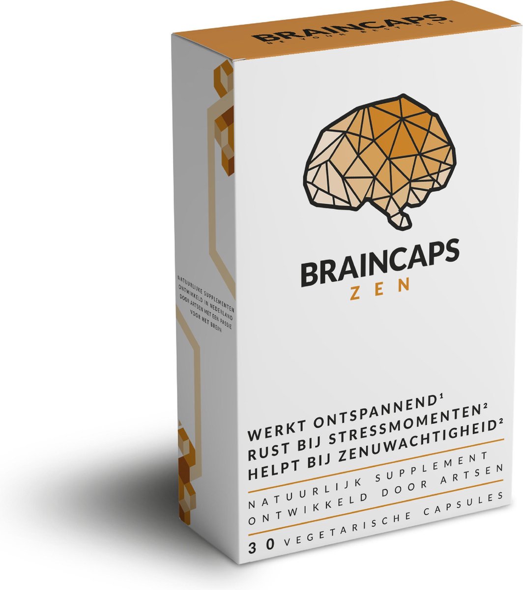 Braincaps Zen - Ontspannend & Rustgevend - 100% natuurlijk - 30 ...