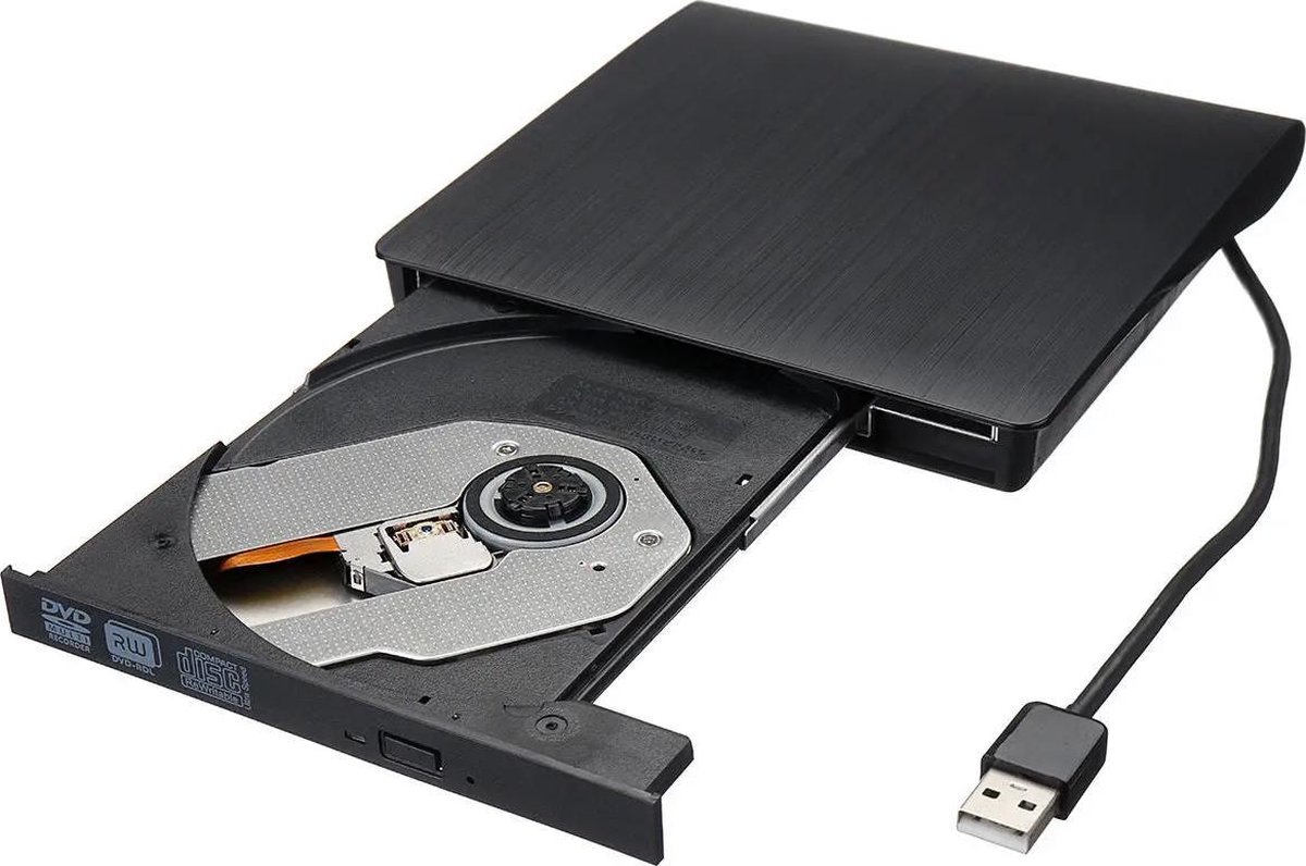 Thredo Externe CD/DVD Combo Drive Speler Reader - USB 3.0 CD-rom Disk ...
