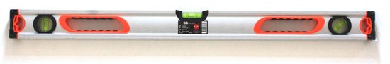 GS aluminium waterpas 'Heavy duty' - 80 cm - 3 libellen | bol