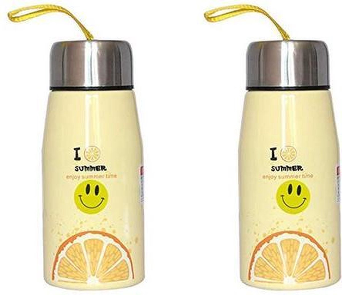 500 Smiley stickers geel op rol | bol