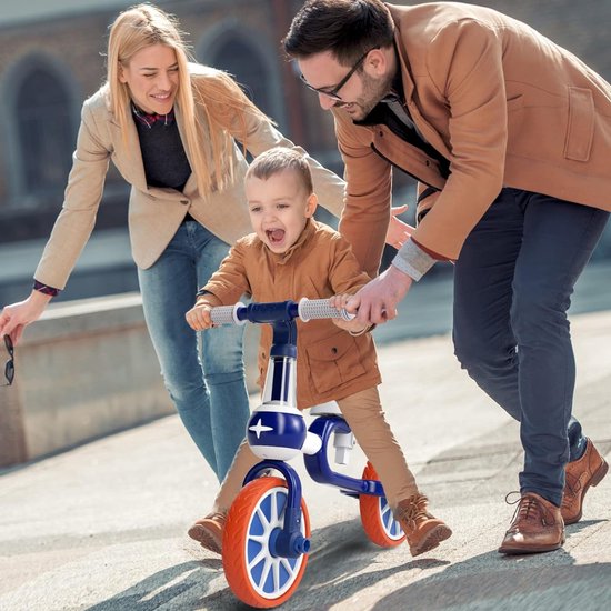 Loopfiets 1 Jaar Met Duwstok - Driewieler Met Duwstang - Loopwagen 1 ...