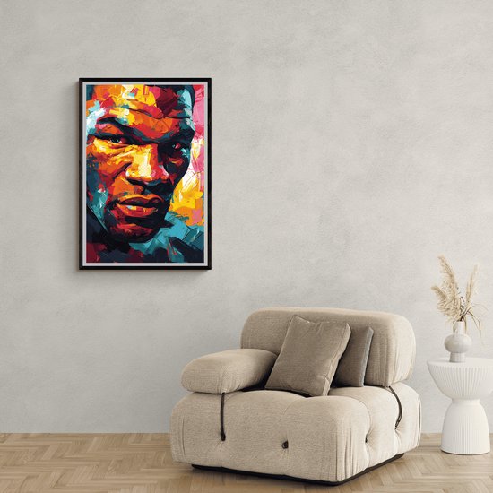 Mike Tyson Poster - Mike Tyson Aquarel - Iron Mike - posters - formaat ...