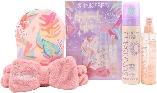 Sunkissed Natural Glow Collection - Dark Tanning Gift Set | bol