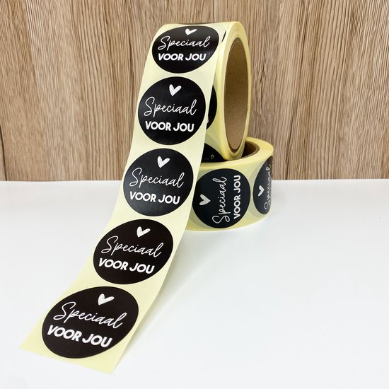 500 Stickers op rol - Sticker Speciaal voor jou - sluitsticker - verpakkingssticker -... | bol