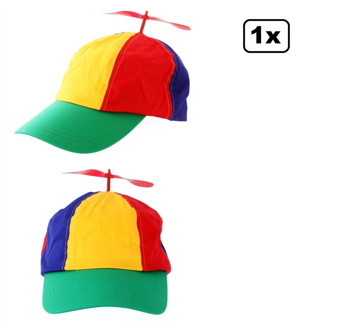Pet Propeller multicolour - verstelbaar - Volwassenen Themaparty fun ...
