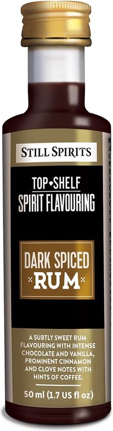 Still Spirits - Top Shelf - Dark Spiced Rum - 50 ml | bol