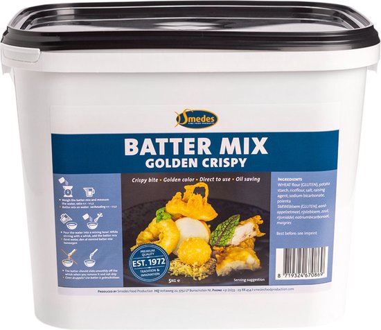 Smedes Batter mix golden crispy 5 kilo | bol