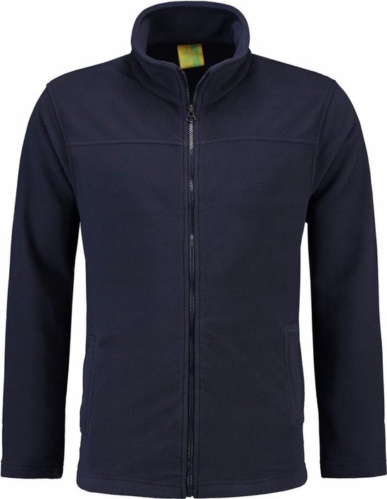 Navy fleece vest met rits voor volwassenen L | bol