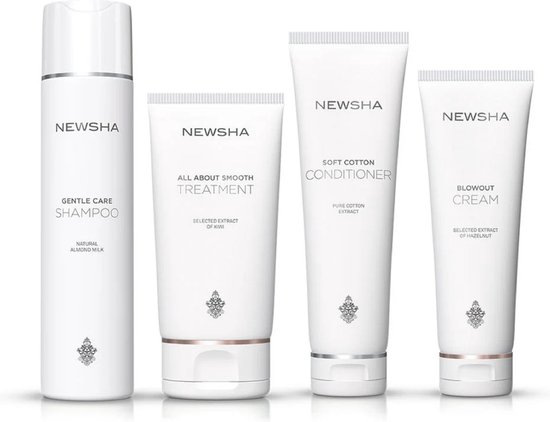 Newsha - Beauty Secret Voor Pluisvrij Haar - Set - GENTLE CARE SHAMPOO ...