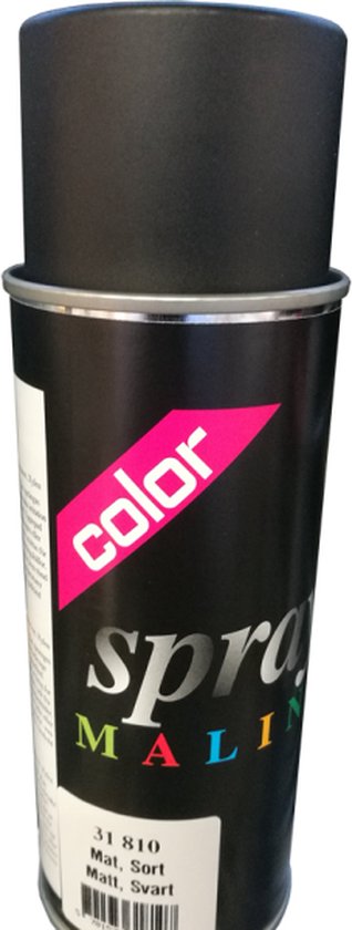 Color Spray Maling Mat Zwart | bol