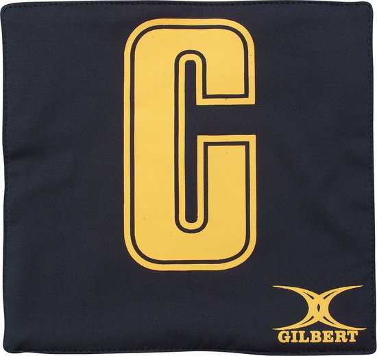 Gilbert Netball Patch II Bibs - One Size - Zwart / Goud | bol
