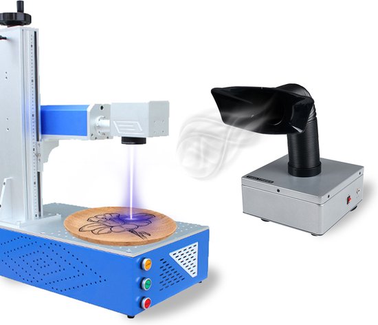 DW4Trading Rookafzuiging Voor Lasermachines en Solderen - Compatibel ...