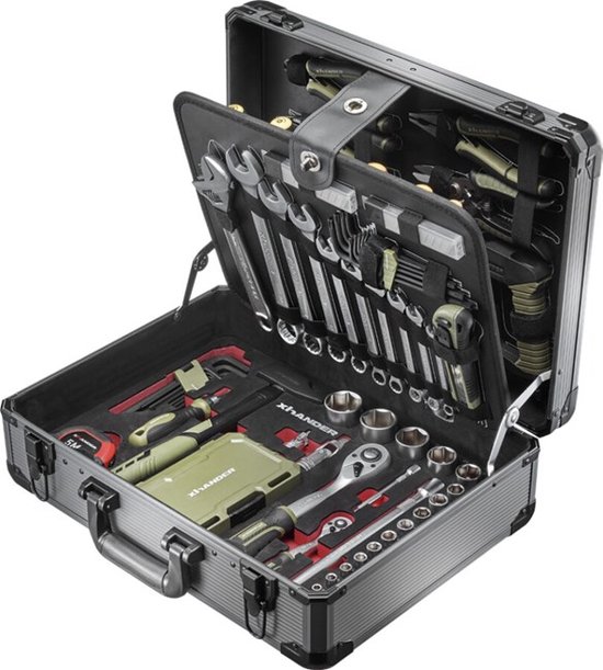 XHANDER aluminium gereedschapskoffer 160-delig VDE | bol