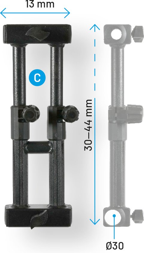 Colmic - Paraplusteun Umbrella Holder Tele - Colmic | bol