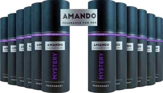 Amando Deodorant Spray Mystery 12 x 150 ml | bol