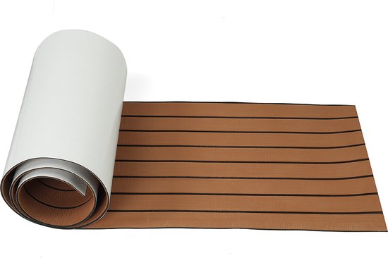 240*45*0.6 cm -Decking Zelfklevende Bootmat - EVA Teak Foam Decking Mat ...