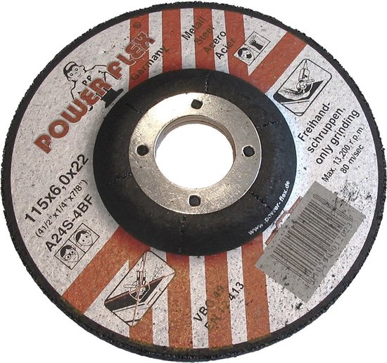 Slijpschijf 9654-M Ø 125 mm Premium voor koudgeperst metaal | bol