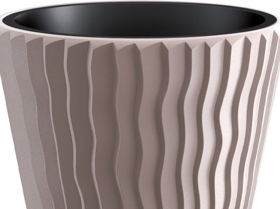 Prosperplast Plantenpot/bloempot Sand Waves - buiten/binnen - kunststof ...
