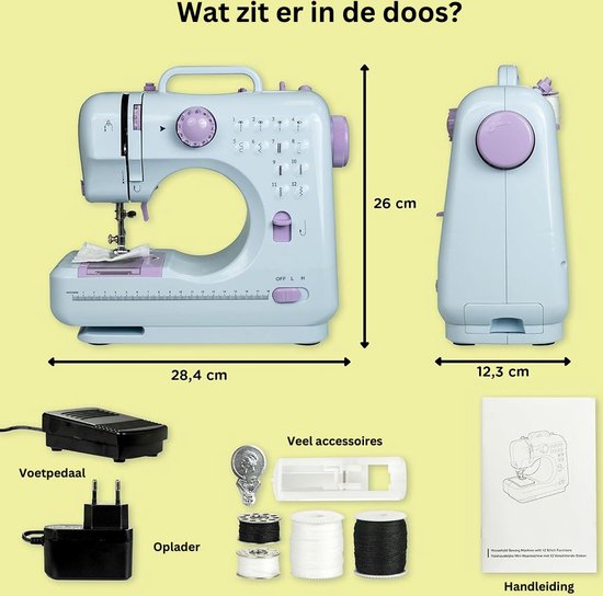 Naaimachine Kinderen 10 Jaar en Ouder - Cadeau voor je Kleine - Naaien voor Beginners... | bol
