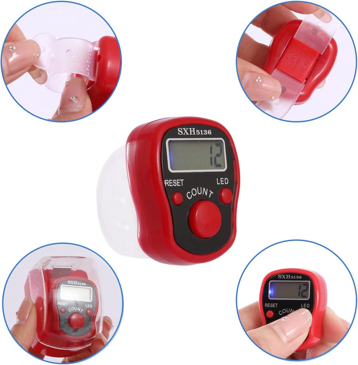 IBBO® - 2 pièces - Compteur manuel numérique - Compteur manuel léger ...